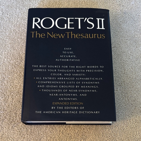 Accents | Rogets Ii The New Thesaurus Book | Poshmark